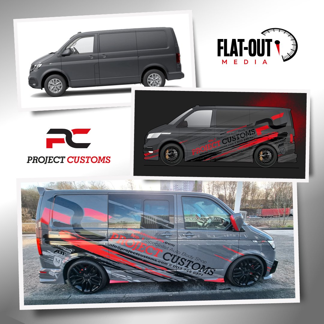 Project Customs – Vehicle Livery Design – Flat-Out Media